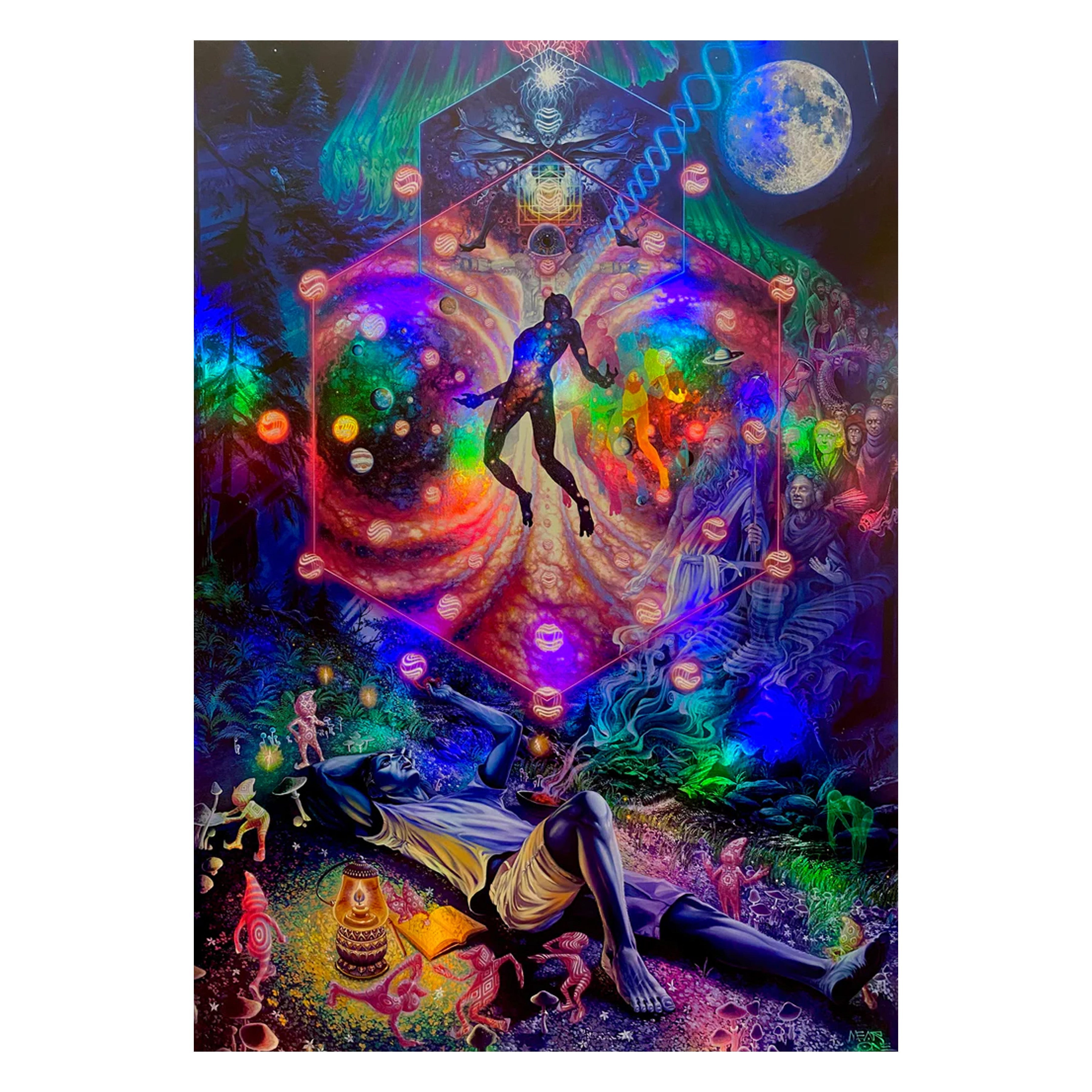 Mear One Lithograph- "A MIDSUMMER NIGHT'S TRIP" – Museum of Graffiti