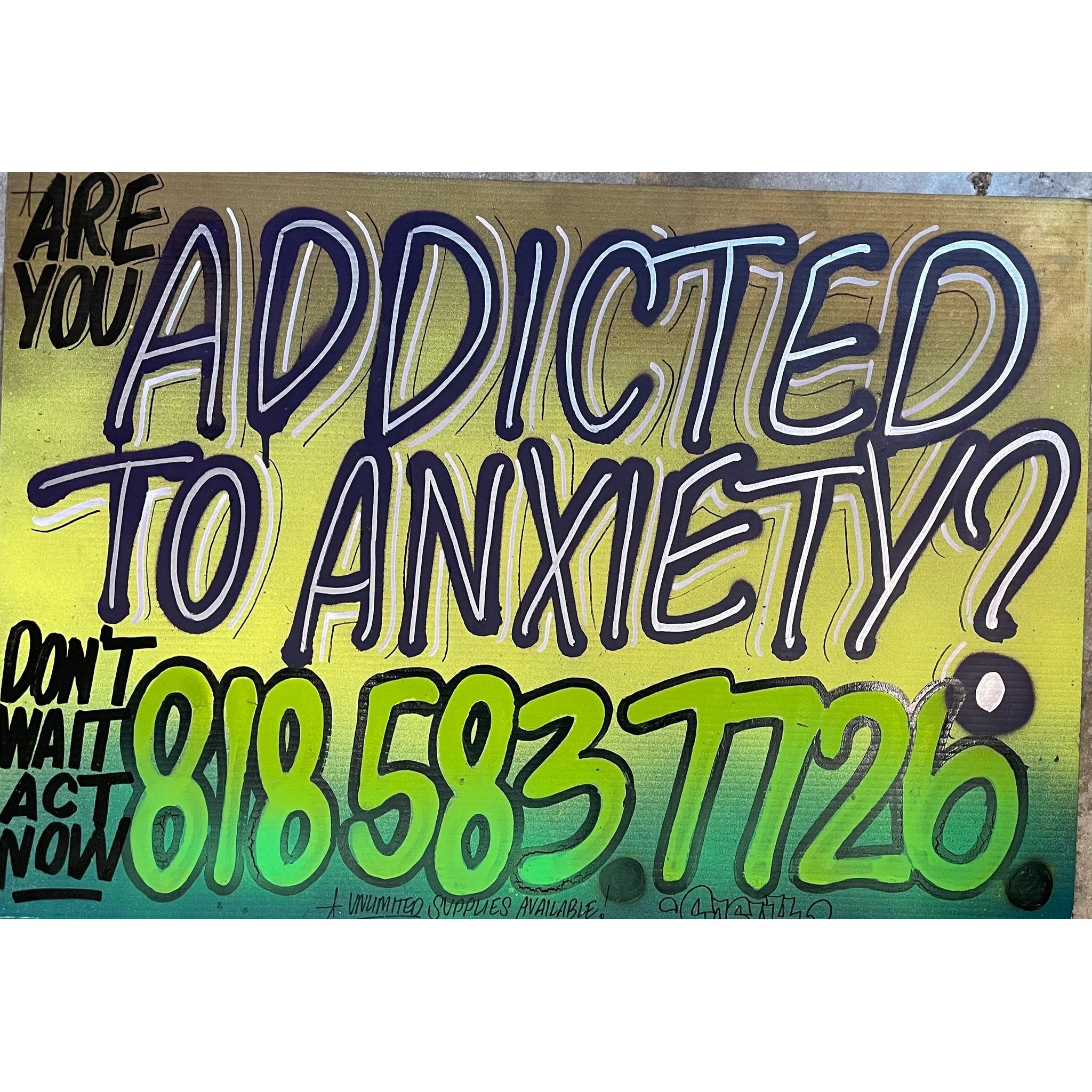 CASH4 'Addicted to Anxiety' – Museum of Graffiti