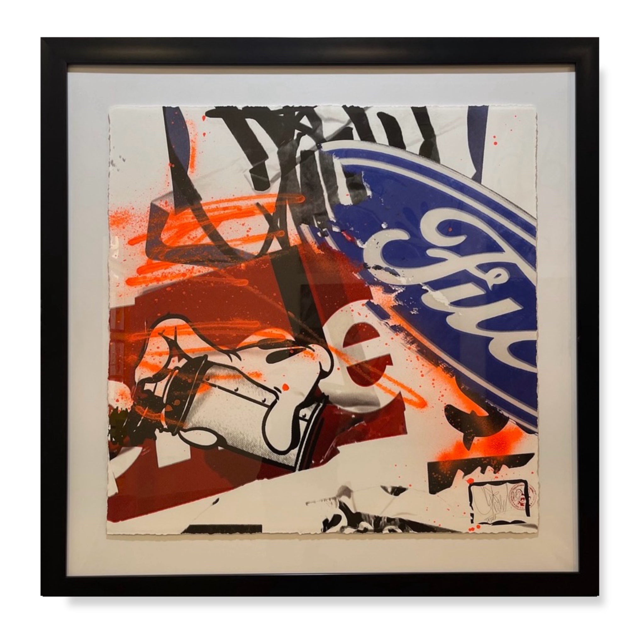 Slick Large Giclee Print: Street Where? (Framed) – Museum of Graffiti