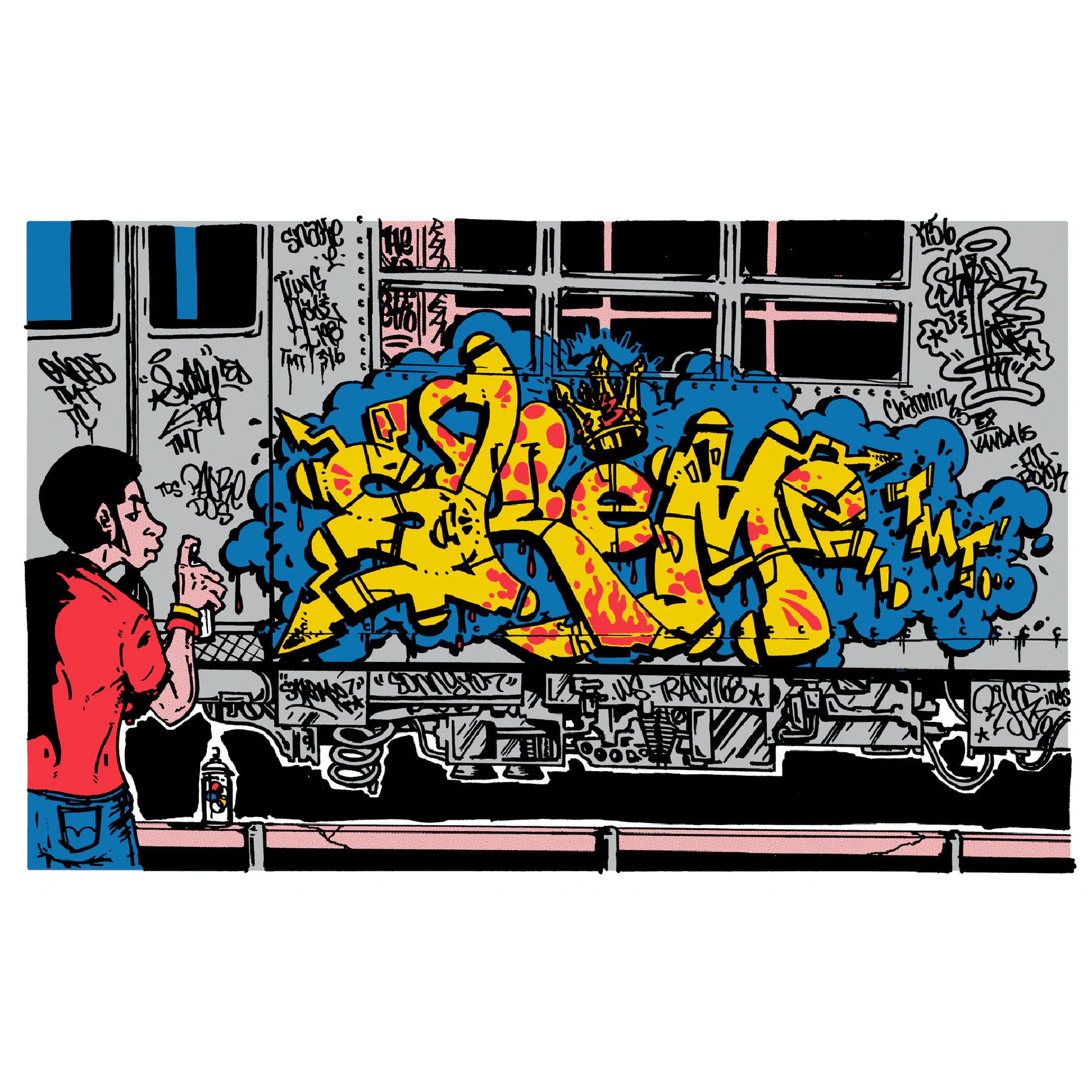 SKEME Print "Read Between the Lines" – Museum of Graffiti