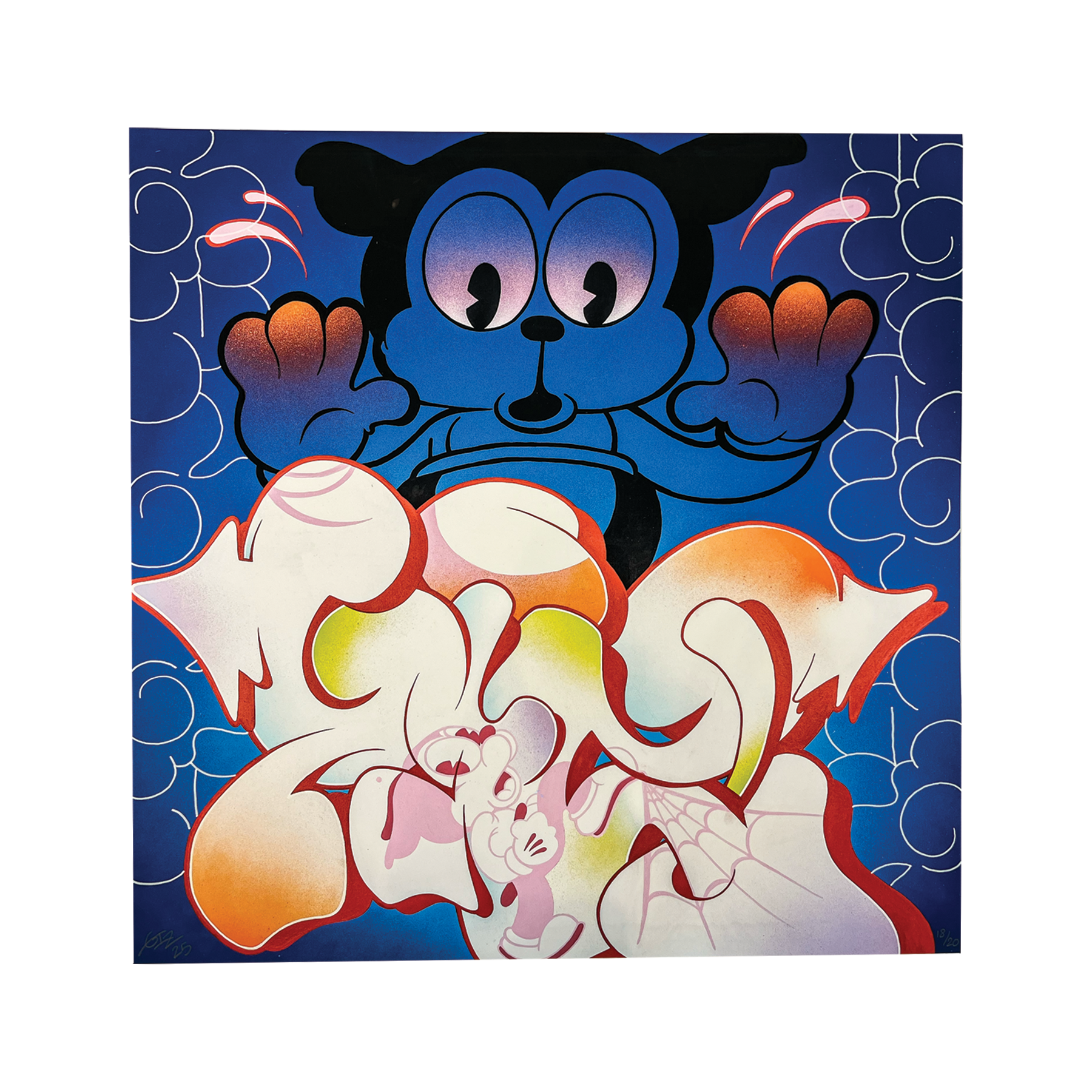 Limited Edition Embellished Giz Print – Museum of Graffiti