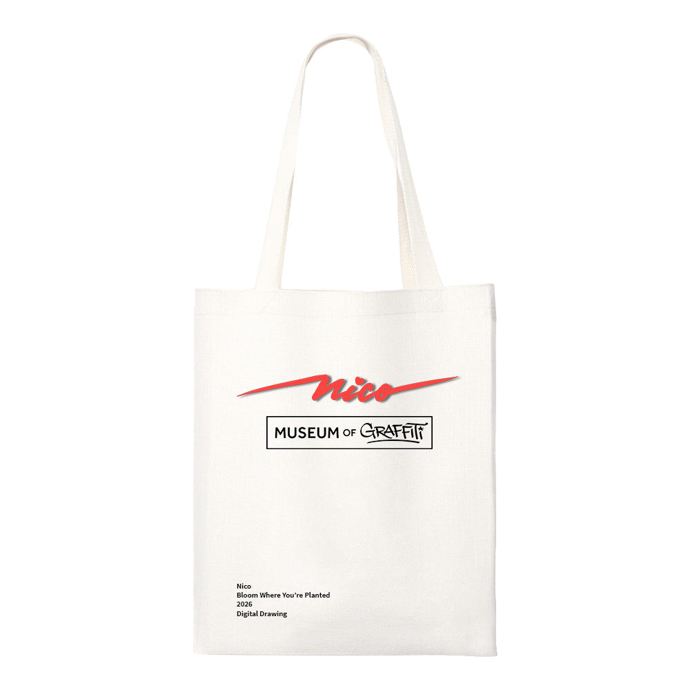 Nico "Bloom Where You're Planted" Tote – Museum of Graffiti