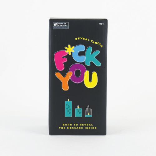 F*ck You - Swearing Candle – Museum of Graffiti